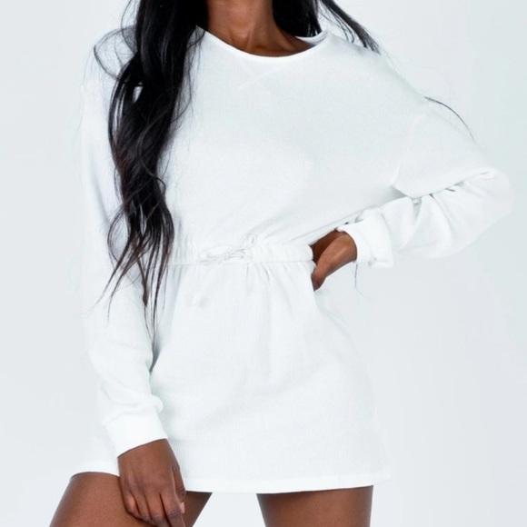 Princess Polly | Dresses | Princess Polly Apollo Waffle Knit Thermal ...